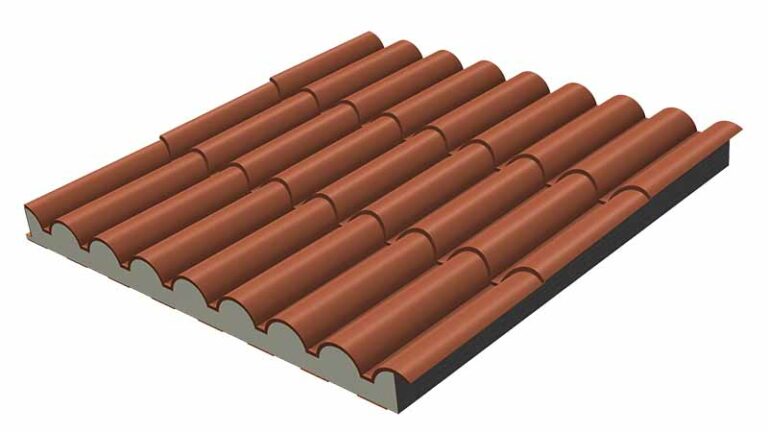 PANELMAC | PANEL TEJA ROJO 8004 EN CASTELLÓN